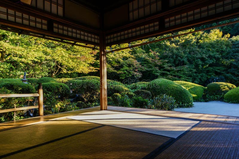 Relax in temple of Japan stock photo. Image of japanese - 73859818
