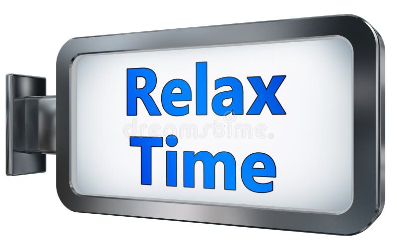 Break time sign stock illustration. Illustration of rendered - 113379976