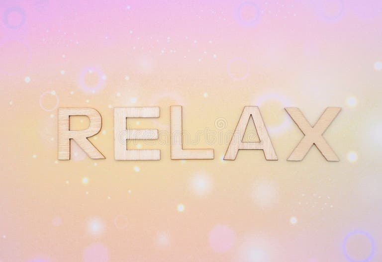 Relax write stock illustration. Illustration of background - 359837530