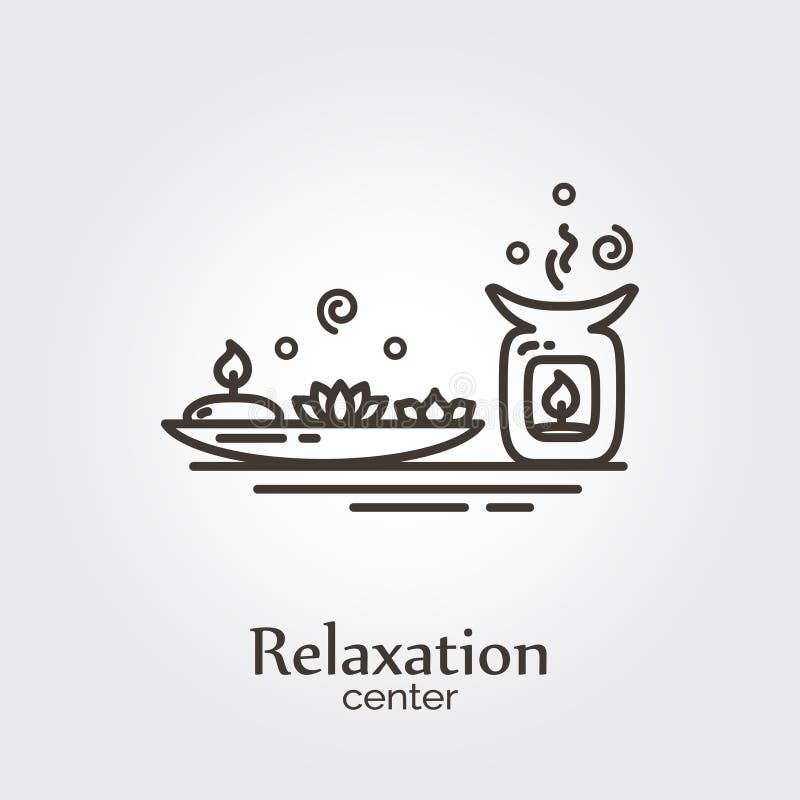 Relaxation Center - Logo Template Stock Illustration - Illustration of ...