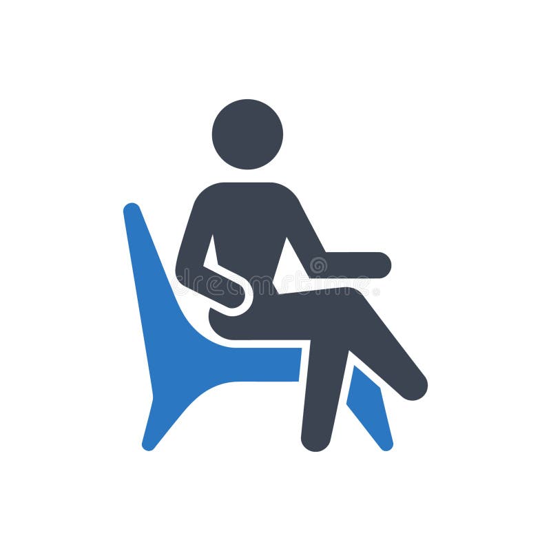 Relaxation Chair Sitting Icon Stock Vector - Illustration of furniture ...