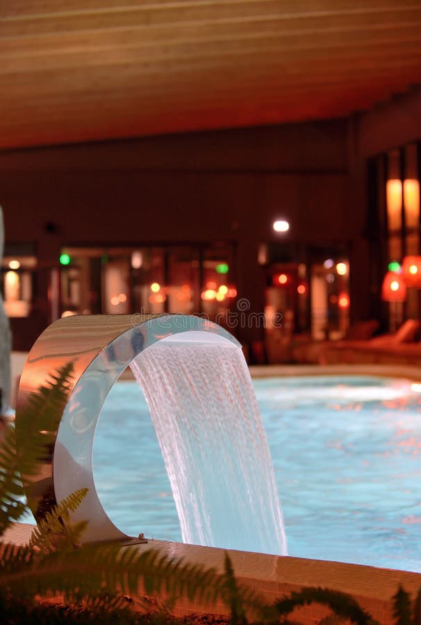 Relaxation pool in spa stock image. Image of health, relax - 90282983