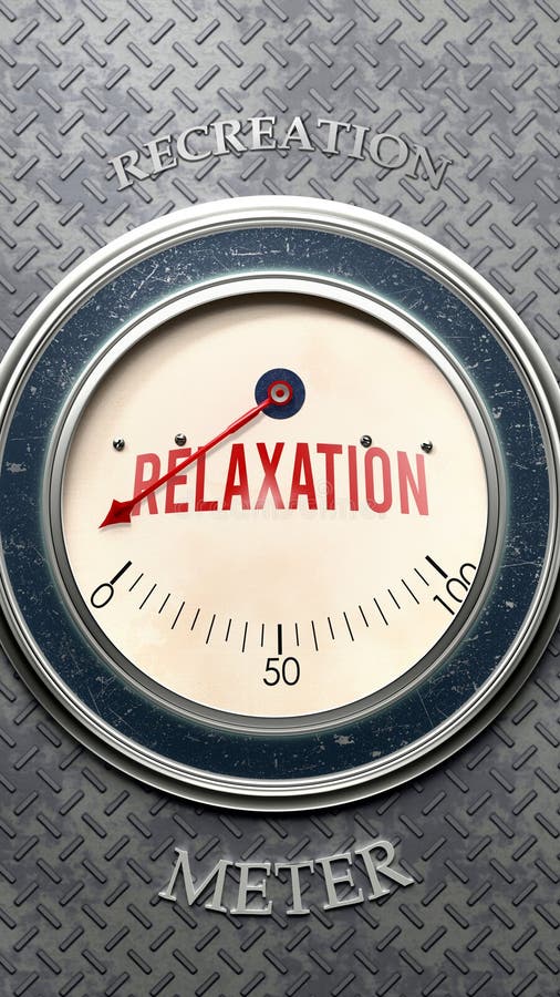 Relaxation and Recreation that is Hitting a Full Scale, Showing a Very ...
