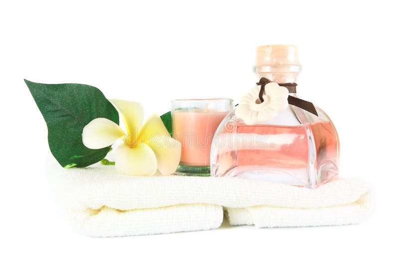 Spa Items with Orange Blossoms Stock Photo - Image of mineral, relax ...