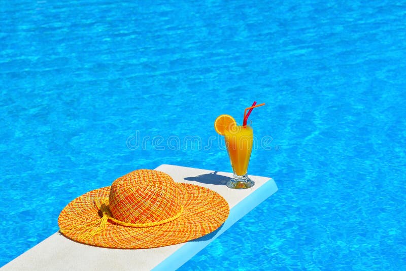 Relaxation at Swimming Ppol Stock Photo - Image of treatment, lifestyle ...