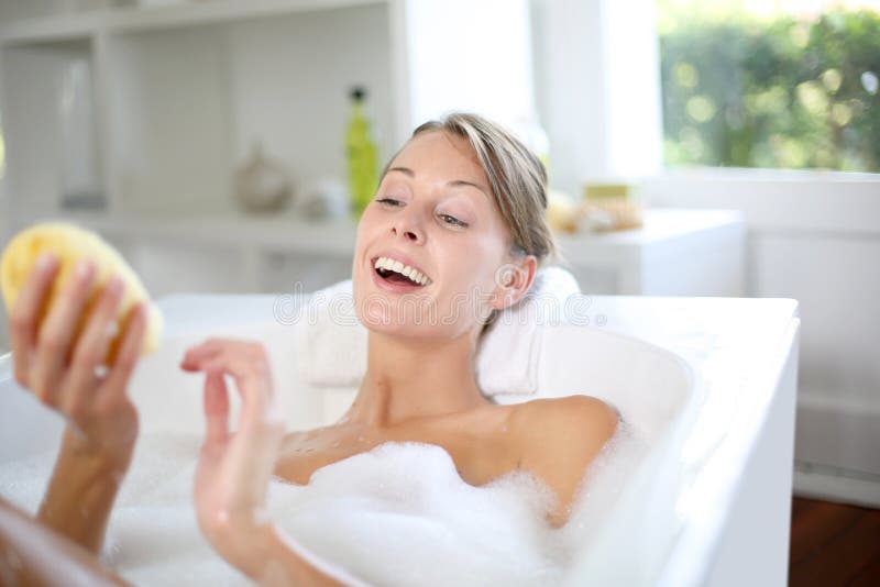 Relaxation time stock photo. Image of bath, relaxing - 26681576