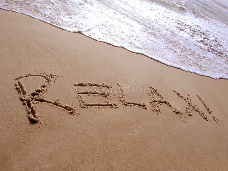 Relaxe foto de stock. Imagem de praia, simples, costa, oceano - 614916