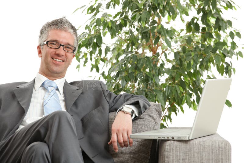 Relaxed Businessman stock image. Image of leader, person - 2990047