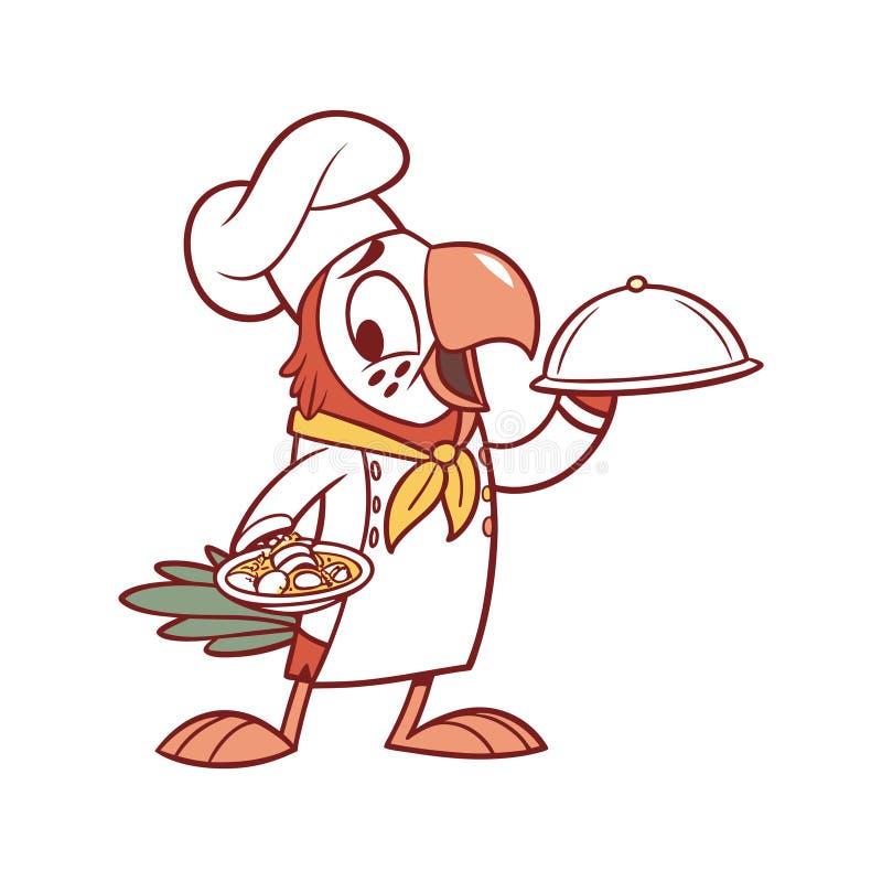 Relaxed Parrot Dining Illustration Stock Illustrations – 4 Relaxed ...