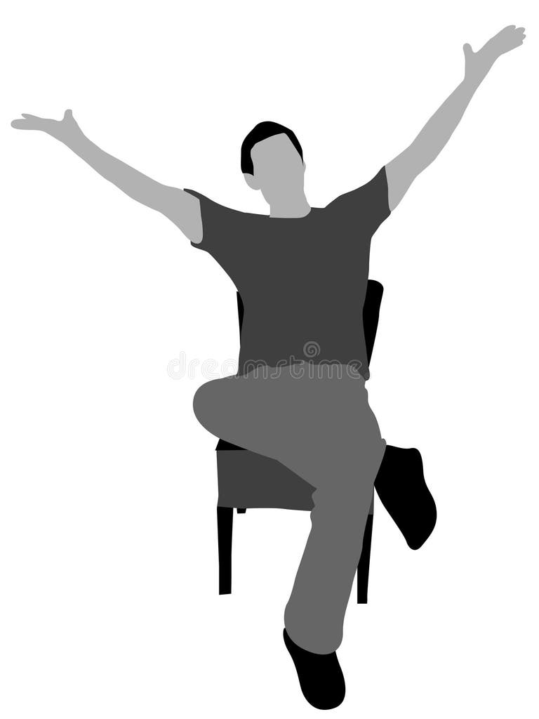 Silhouette Human Open Arms Stock Illustrations – 422 Silhouette Human ...