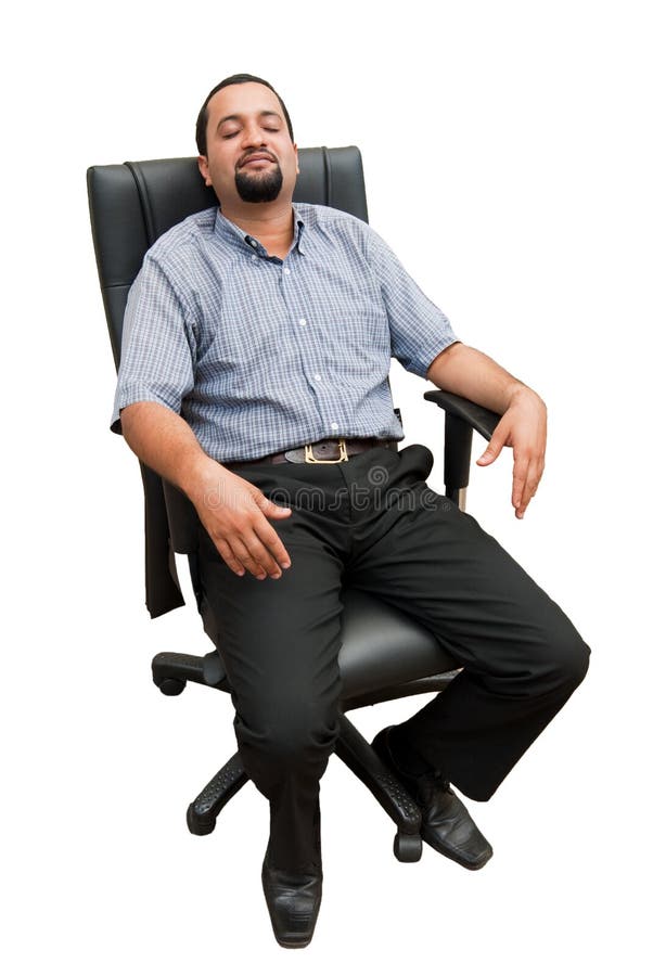 Relaxing stock image. Image of person, slacking, isolated - 12346433