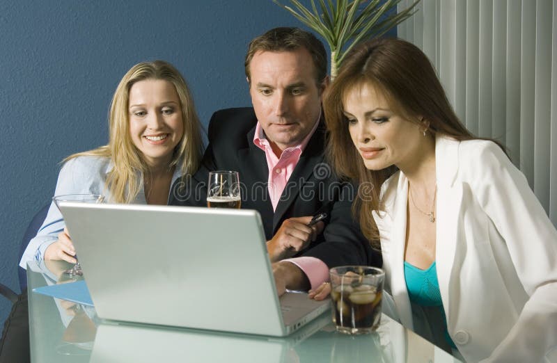 Relaxing break stock image. Image of agreement, employee - 611441