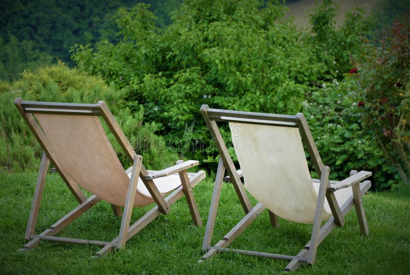 Canvas Chair on Tropical Beach Stock Photo - Image of maldives, beach ...