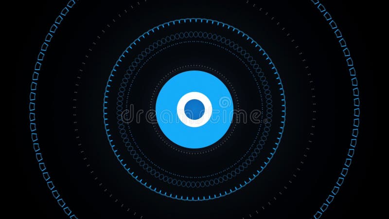 Relaxing Colorful Abstract Pattern with Pulsating Circles or Radio ... Relaxing Colorful Abstract Pattern with Pulsating Circles or Radio ...