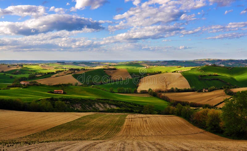 Relaxing country landscape stock image. Image of calm - 25637925