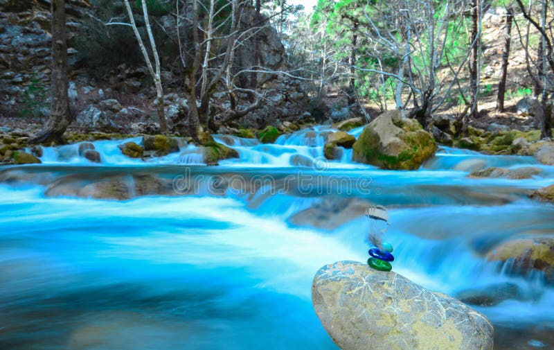 Relaxing Effect of Water Resources Stock Photo - Image of revival ...