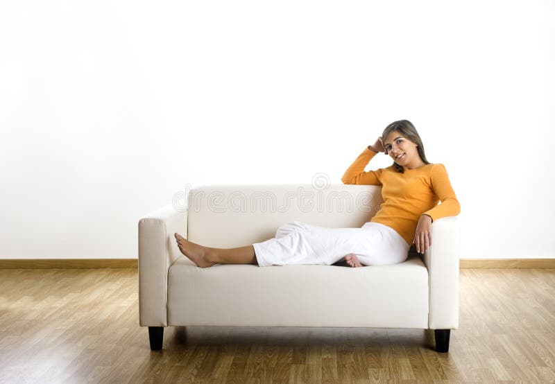 Relaxing at home stock photo. Image of happy, cheerful - 3737924