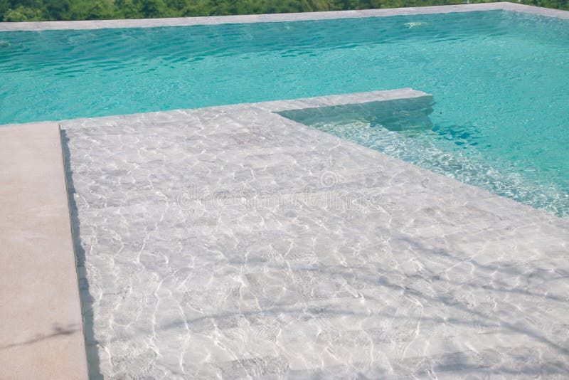 Relaxing with the Infinity Pool Stock Image - Image of luxury ...