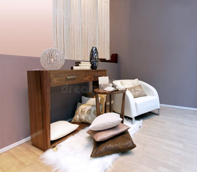 Relaxing interior corner stock image. Image of cabinet - 80890139