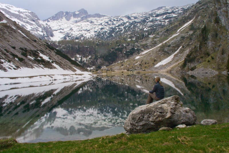 Relaxing by the lake stock image. Image of healthy, peaceful - 13386803