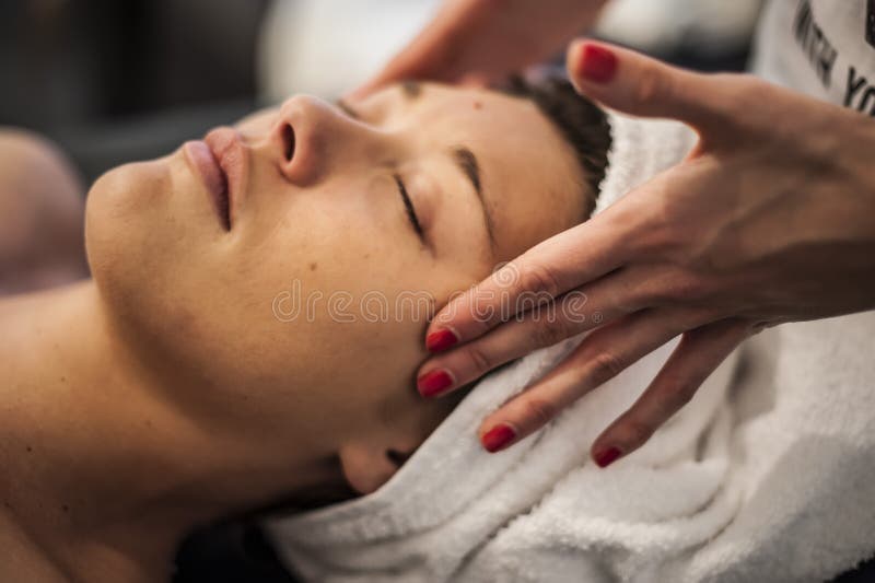 Relaxing massagge stock photo. Image of wellness, hands - 80986366