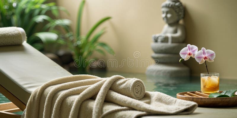 Relaxing Moments in a Serene Spa Setting Bring Feelings of Happiness ...