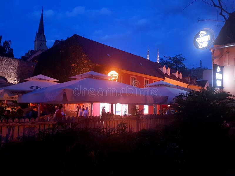 Relaxing night out editorial photography. Image of night - 98070027