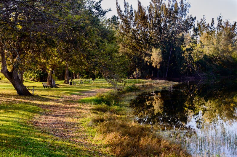 Relaxing park lake stock photo. Image of city, landscape - 111196900