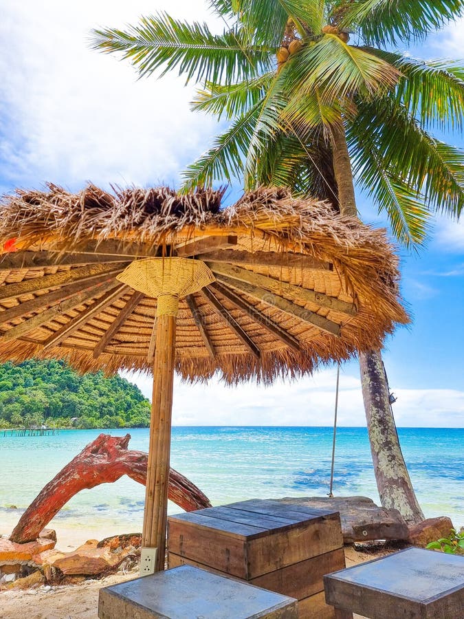 Relaxing Place on the Beach, KohKood, Thailand Stock Image - Image of ...