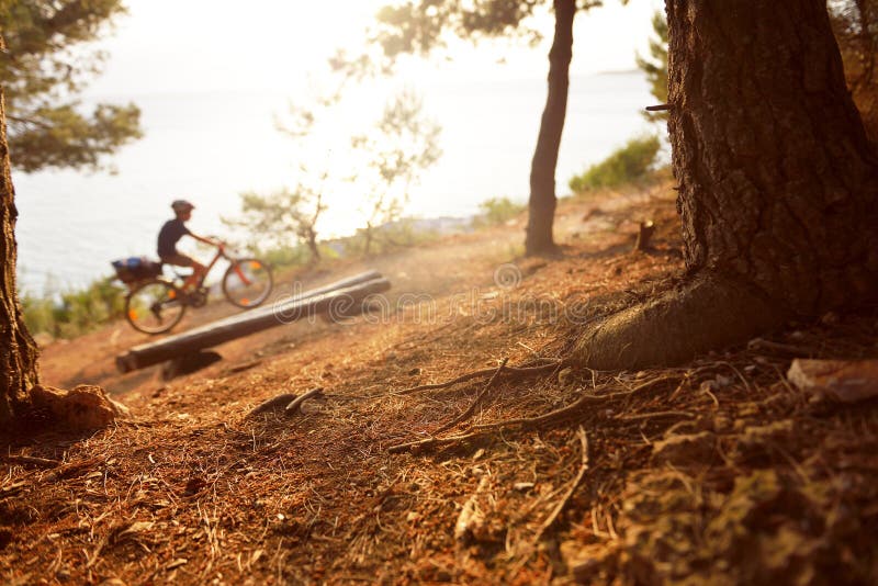 Relaxing Scene with Sport Activity Stock Photo - Image of mountain ...