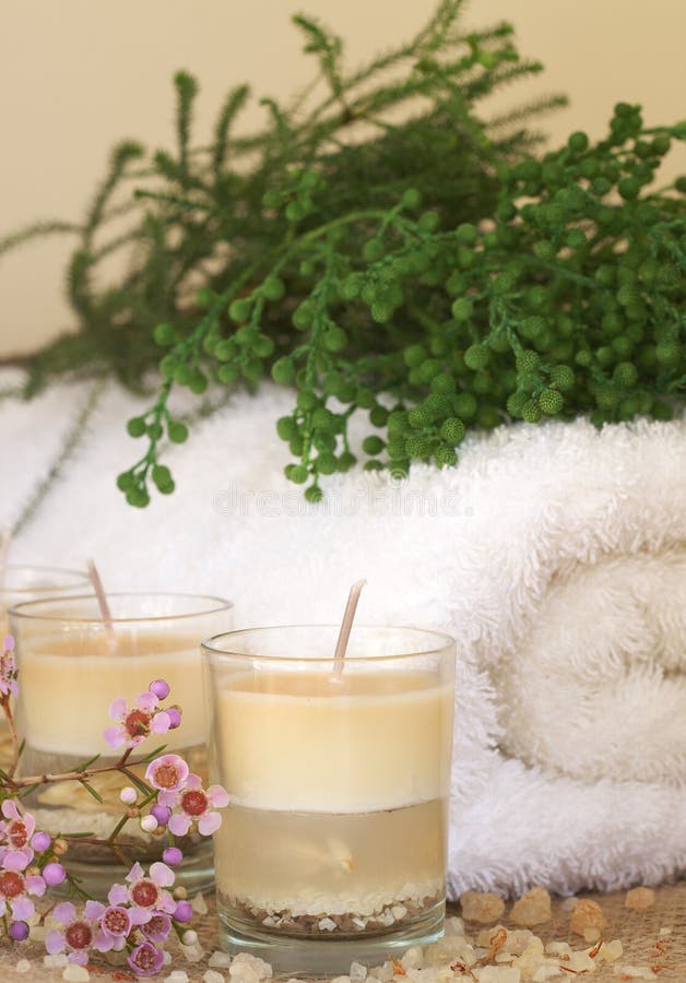 Relaxing spa scene stock photo. Image of invigorating - 6371990