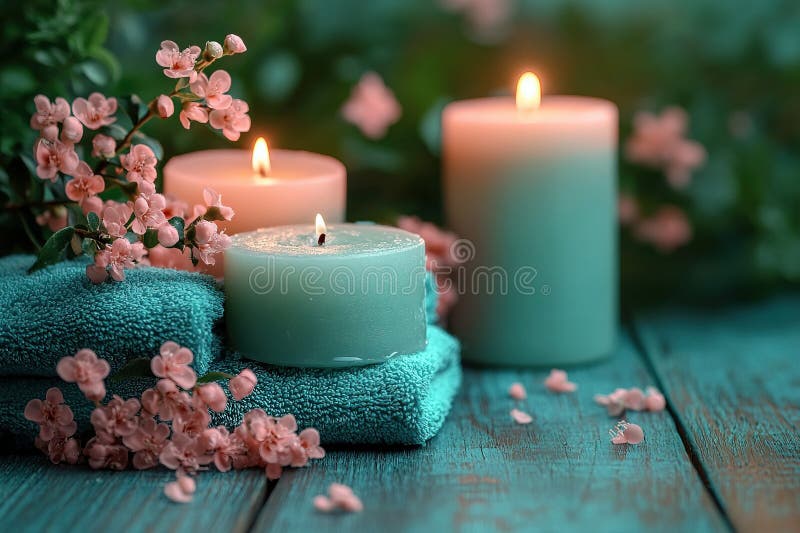 A Relaxing Spa-themed Background Featuring Serene Elements and Calming ...