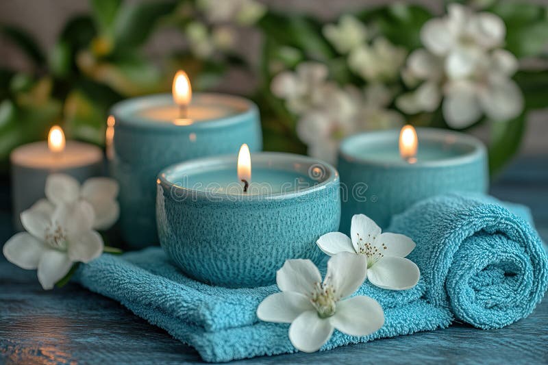 A Relaxing Spa-themed Background Featuring Serene Elements and Calming ...