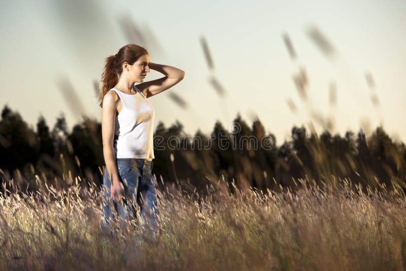 Relaxing on a summer day stock photo. Image of park, cute - 24042968