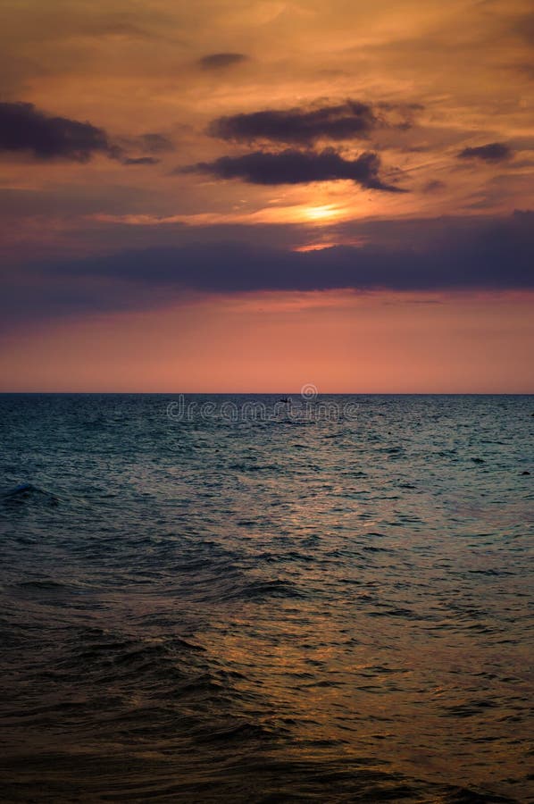 Relaxing Sunset stock image. Image of island, outdoor - 57844339