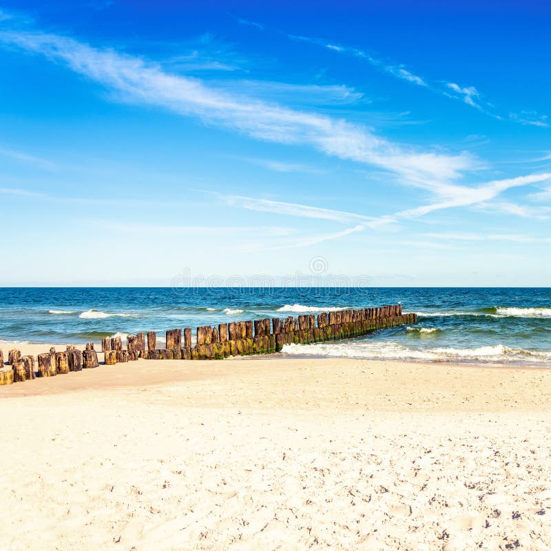 Relaxing View of Sea Panorama Stock Photo - Image of ocean, coastline ...