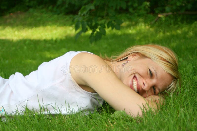 Relaxing woman stock image. Image of relaxing, joyful, confidence - 930729