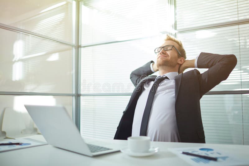 Relaxing after work stock image. Image of african, person - 76282489