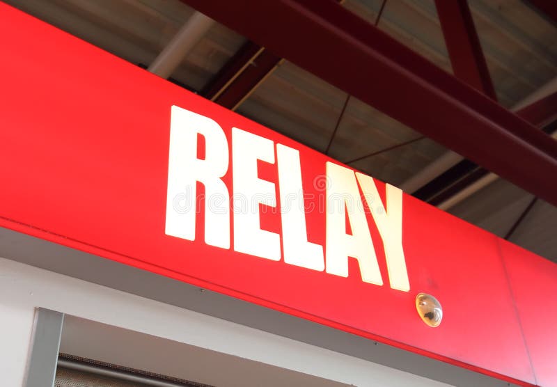 Relay Convenience Store France Editorial Photo - Image of logo ...