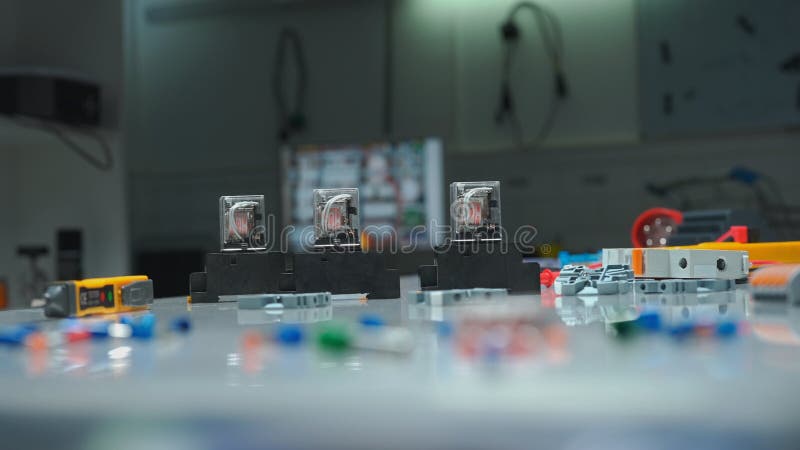 Relay with Electromagnetic Coils of Direct and Alternating Current on ...