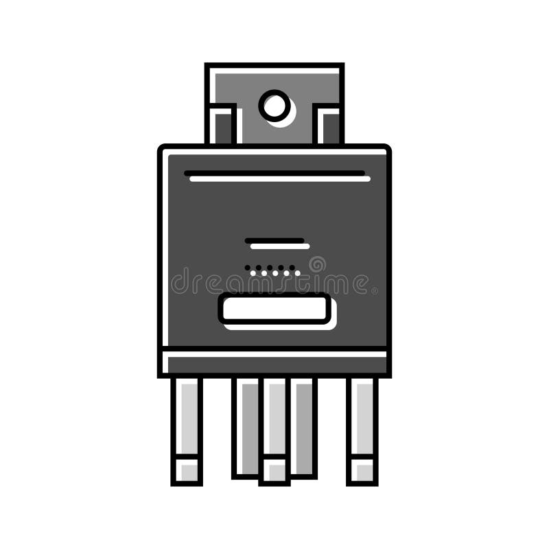 Relay. Electronic Symbol. Illustration of Basic Circuit Symbols ...