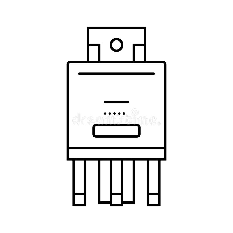 Relay. Electronic Symbol. Illustration of Basic Circuit Symbols ...