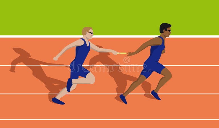 Relay Race Track Stock Illustrations – 608 Relay Race Track Stock ...
