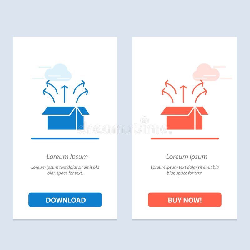 Release, Box, Launch, Open Box, Product Blue and Red Download and Buy ...