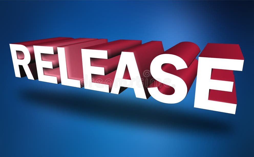 Release concept stock illustration. Illustration of graphical - 100125050