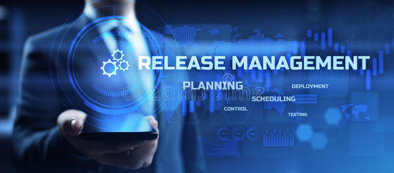 Release Management Software Development Business and Technology Concept ...