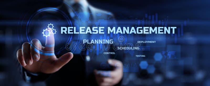 Release Management Software Development Business and Technology Concept ...