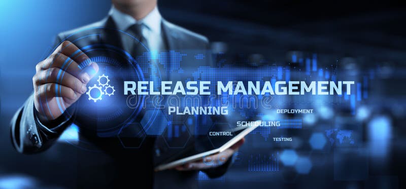 Release Management Software Development Business and Technology Concept ...