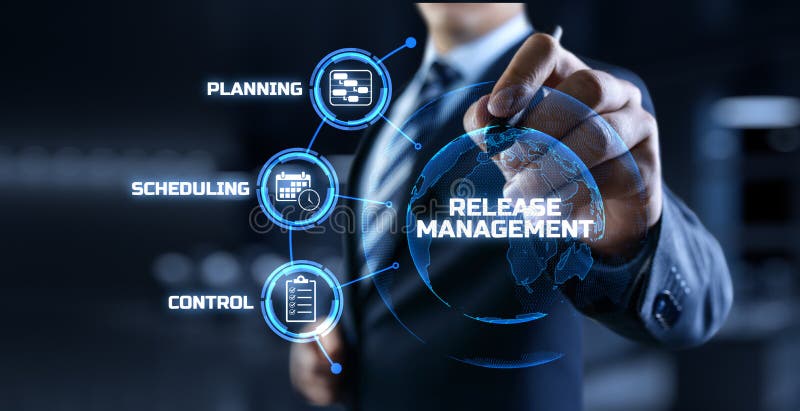 Release Management Software Development and Testing Concept. Stock ...