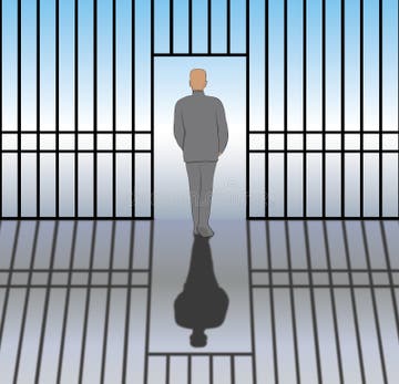 Released from Prison stock illustration. Illustration of freedom - 50738475